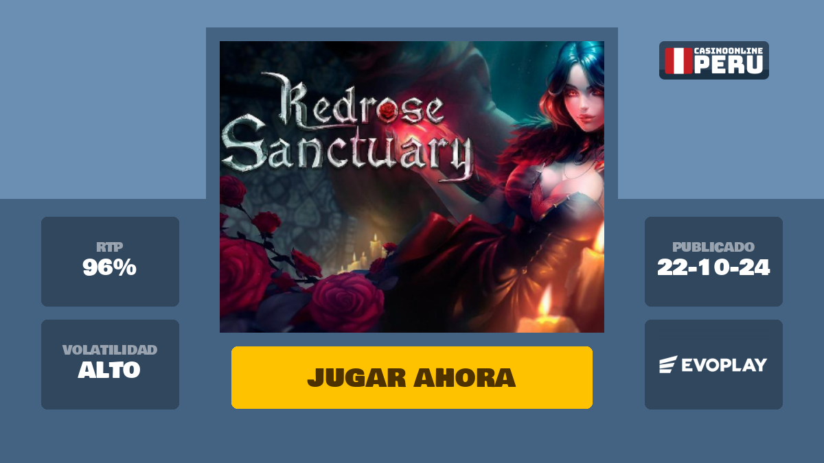Análisis y reseña de la slot online Redrose Sanctuary de Evoplay.